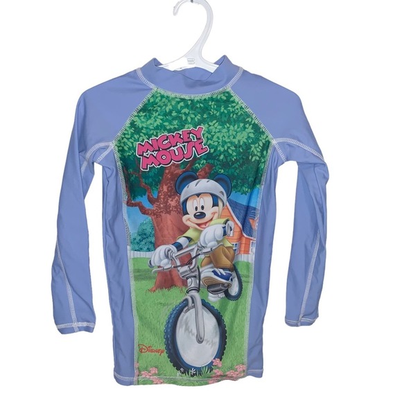 Disney | Swim | Mickey Mouse Rashguard Top Swim Swimming Bathing Suit ...